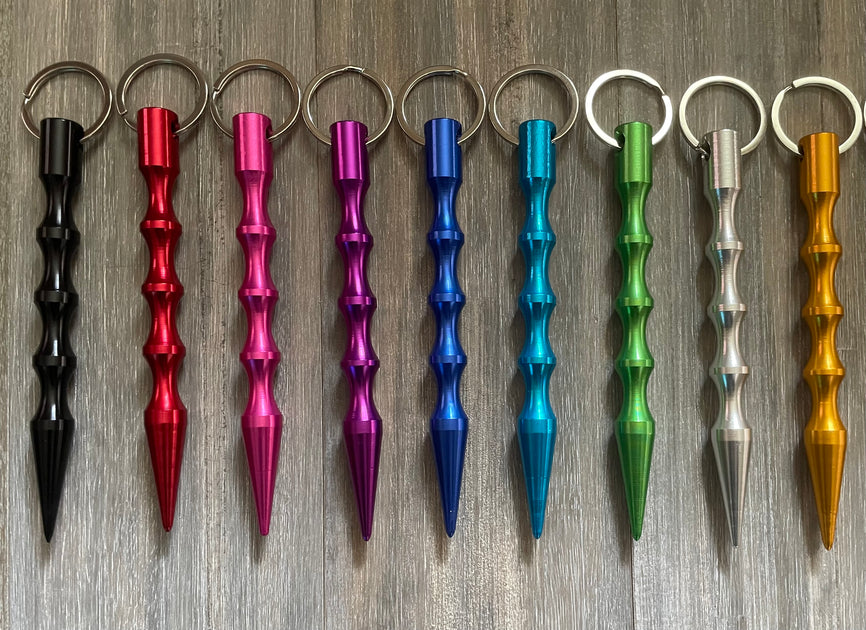 Self Defense Kubaton | Metallic Kubaton Keychain | Stunning Safety
